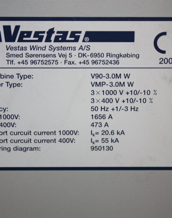 Vestas V90 3MW - P&J windpower